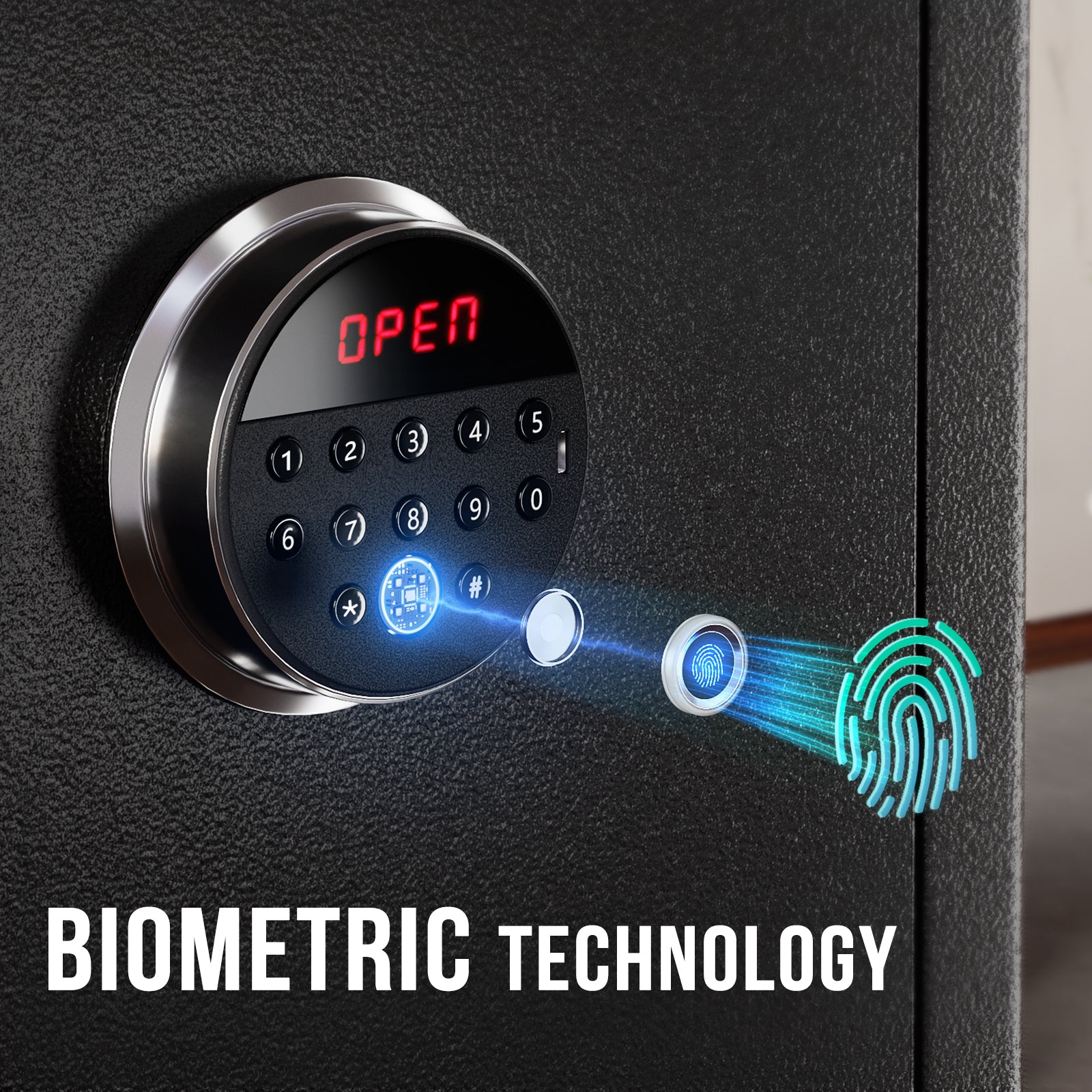 SF0106 Rifle Safe, 6 Long Gun Fingerprints - BlackSmith – Blacksmith