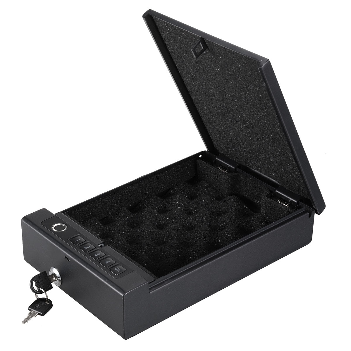 SH06 Pistol Safe, Portable Handle Gun Box Fingerprints APP – Blacksmith