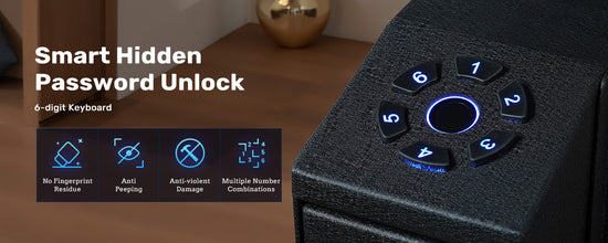 SF0203 Pro Pistol Safe, Slider Fingerprint APP - Blacksmith